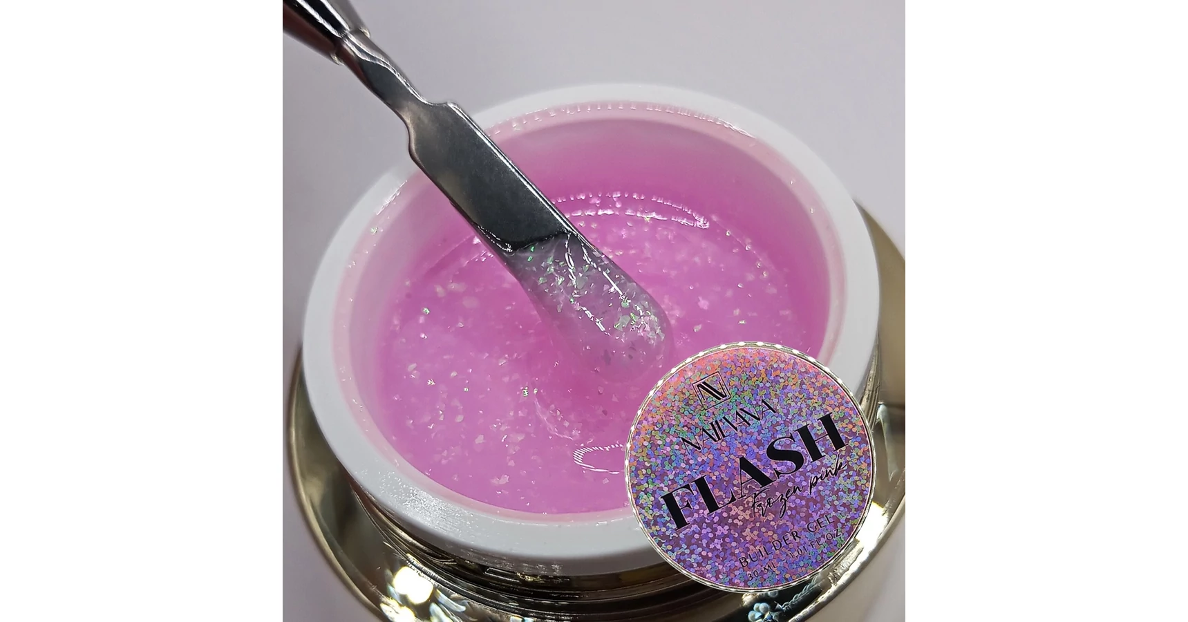 FLASH - Frozen pink 30ml - NAILVANA - Professzionális műköröm alapanyagok